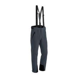 Maier Sports Herren Skihose "Copper slim", grau, Gr. 54, 100% Polyester, Hosen, Herren Schneehose mit Hosentr&auml;gern, wind/wasserdicht, Slim Fit