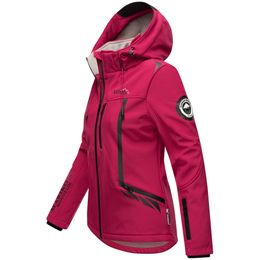 Marikoo Damen Softshelljacke "Mount-Cho-Oyu", pink, Gr. S, Obermaterial: 95% Polyester, 5% Elasthan; Futter: 100% Polyester; &Auml;rmelfutter: 100%