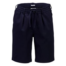 LINDBERGH Herren Bermudas "Bermudas Relaxed Loose Fit"navy mix, Gr. L, Obermaterial: 75% Polyester, 22% Viskose, 3% Elasthan, Hosen