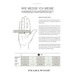 Pearlwood Herren Strickhandschuhe "NICK", braun, Gr. 9, unifarben mit Farbeinsatz, Materialmix, Handschuhe, weiches Fleecefutter, Elastischer