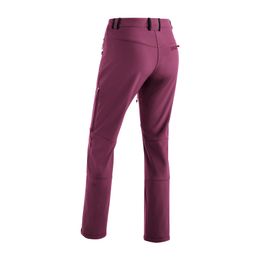 Maier Sports Damen Softshellhose "Adakit W", pink, Gr. 22, Vorderseite: 92% Polyester, 8% Elasthan / R&uuml;ckseite: 100% Polyester, Hosen, Damen