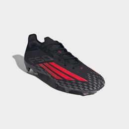 Fu&szlig;ballschuh adidas Performance "F50 PRO FG", Gr. 44,5, schwarz (core schwarz, lucid rot, core schwarz), Synthetik, Textil, Schuhe Fu&szlig;ballschuh, Au&szlig;ensohle f&uuml;r feste B&ouml;den