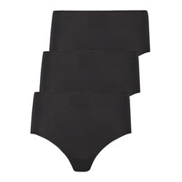 Nina von C. Damen Taillenslip "3er Pack Damen Taillenslip Secret", Gr. 46, schwarz, Obermaterial: 95% Polyamid PA. 5% Elasthan EL., Unterhosen