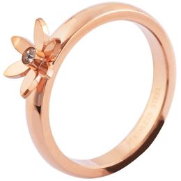 Adelia&acute;s ADELIA ́S Damen Fingerring "Damen Ring aus Edelstahl", 56, Edelstahlgold, Edelstahl, Fingerringe