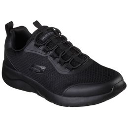Skechers Herren Slip-On Sneaker "DYNAMIGHT 2.0", Gr. 43, schwarz, Mesh, Synthetik, Schuhe, Slipper, Sneaker mit Memory Foam, schmale Form