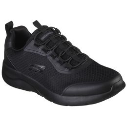 Skechers Herren Slip-On Sneaker "DYNAMIGHT 2.0", Gr. 47,5, schwarz, Mesh, Synthetik, Schuhe, Slipper, Sneaker mit Memory Foam, schmale Form