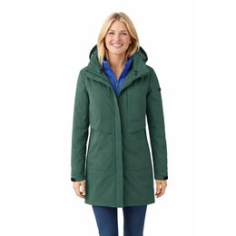LPO Damen Funktionsparka "Mirell", gr&uuml;n, Gr. 38, Web, 100% Polyester, Jacken, 3 in 1 Mantel