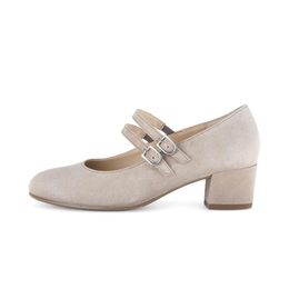 Gabor Damen Spangenpumps "Spangenpumps", Gr. 38beige, Schuhe