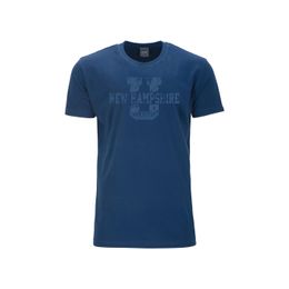 Herren T-Shirt "NEW HAMPSHIRE", blau, Gr. XXL, Ahorn Sportswear, bedruckt, 100% Baumwolle, Shirts, mit coolem Frontprint