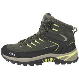CMP Herren Wanderschuh "RIGEL 2.0 MID WP TREKKING SHOES", Gr. 46, gr&uuml;n, Leder, Schuhe, wasserdicht