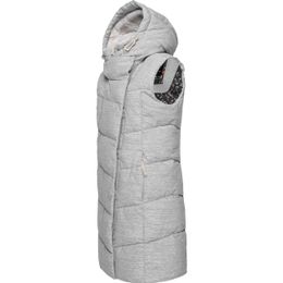 Ragwear Damen Steppweste "Pavla Vest", wei&szlig;, Gr. M, Au&szlig;enmaterial: 100% Polyester. Innenfutter: 100% Polyester. Wattierung: 100% Polyester, Westen,