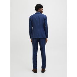 Jack & Jones JACK & JONES Herren Anzug "JPRCOSTA SUIT", blau, Gr. 56, unifarben, Web, Obermaterial: 100% Polyester, Anz&uuml;ge, aus Polyester, sehr schmale Passform,