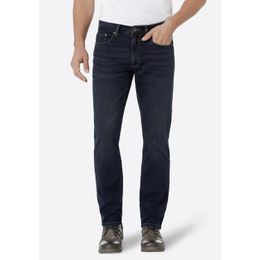 Herren 5-Pocket-Jeans "Denver Regular Straight Stretch Jeans", blau, Gr. 38, HERO by John Medoox, Denim/Jeans, 98% Baumwolle, 2% Elasthan, Jeans,