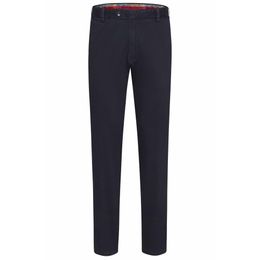 MEYER Herren Chinos "Oslo", blau, Gr. 40, unifarben, 98% Baumwolle, 2% Elasthan, Hosen, mit Franz&ouml;sische Seitentaschen
