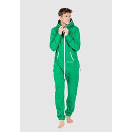 MONIZ Damen Jumpsuit, Gr. S, gr&uuml;n, 80% Baumwolle, 20% Polyester, Overalls, mit kuscheligem Komfort