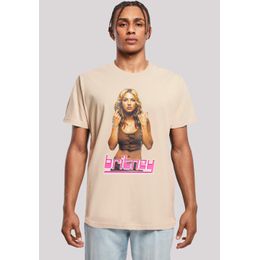 F4NT4STIC Herren T-Shirt "Britney Spears", beige, Gr. XXL, Obermaterial: 100% Baumwolle, Shirts, Streetwear Fashion