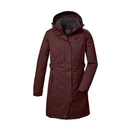 Killtec Damen Parka "KOW 303 WMN PRK", rot, Gr. 40, Obermaterial: 100% Polyester.Futter: 100% Polyester.F&uuml;llung: 100% Polyester, Jacken,
