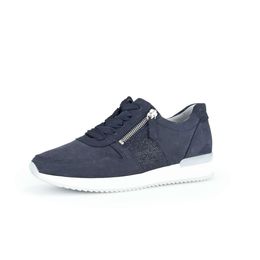Gabor Damen Sneaker "Sneaker low", Gr. 35,5blau, Schuhe