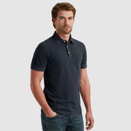 PME-Legend PME LEGEND Herren Poloshirt, blau, Gr. XXL, unifarben, Piqu&eacute;, Obermaterial: 100% Baumwolle, Shirts, mit Logo Stickerei