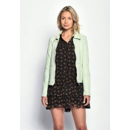 Maze Damen Lederjacke "420-20-05", gr&uuml;n, Gr. XS, Obermaterial: 100% Lammnappaleder. Futter: 100% Polyester. &Auml;rmelfutter: 100% Polyester. &Auml;rmel: 84%