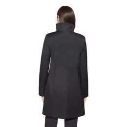 Gil Bret Damen Outdoorjackejet schwarz, Gr. 38, unifarben, Web, Obermaterial: 58% Baumwolle, 42% Polyester, Jacken, mit Stehkragen