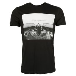 Maze Herren T-Shirt "42020163", schwarz, Gr. S, 100% Baumwolle, Shirts