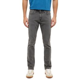 Mustang Herren Slim-fit-Jeans "Herren Style Vegas Slim"402 dunkelgrau, Gr. 33, unifarben, Denim/Jeans, 98% Baumwolle, 2% Elasthan, Jeans
