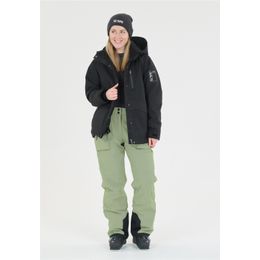 SLOPE Damen Skihose "Killy", gr&uuml;n, Gr. XS, unifarben, 100% Polyester, Hosen, mit wasserabweisender Membran und Wohlf&uuml;hlklima