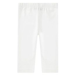 STACCATO M&auml;dchen Caprileggings, wei&szlig;, Basic, Gr. 116, unifarben, Oberstoff: 95% Baumwolle, 5% Elasthan., Hosen, Kleinkinder