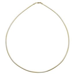 OSTSEE-SCHMUCK Damen Halsreif "- Omega 3,0 mm - Silber 925/000, vergoldet -", 50, Silber 925 (Sterlingsilber), gold, Silber 925 (Sterlingsilber),