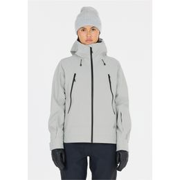SOS Damen Skijacke "Hoverla", grau, Gr. XL, unifarben, 77% Polyamid, 23% Elasthan, Jacken, aus hochfunktionalem Stretchmaterial