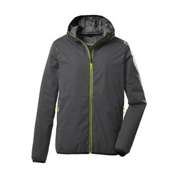 Killtec Herren Outdoorjacke "KOS 60 MN JCKT", grau, Gr. XXL, Oberstoff: 100% Polyester, Jacken, Herrenjacke: Leicht, wasserdicht, atmungsaktiv,