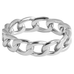 Adelia&acute;s ADELIA ́S Damen Fingerring "Damen Ring aus Edelstahl", 52, Edelstahl, silber, Edelstahl, Fingerringe