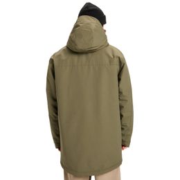 Quiksilver Herren Regenjacke "Overcast 3K Parka", gr&uuml;n, Gr. XXL, Obermaterial: 65% Baumwolle, 35% Nylon., Jacken