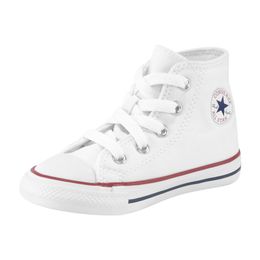 Converse M&auml;dchen Sneaker "CHUCK TAYLOR ALL STAR - HI KIDS", Gr. 25, wei&szlig;, Textil, Schuhe