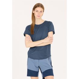 WHISTLER Damen T-Shirt "Skylon", blau, Gr. 46, gestreift, 92% Polyester, 8% Elasthan, Shirts, im vielseitigen und bequemen Design