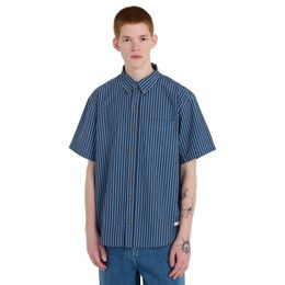 Element Herren Kurzarmhemd "Regular Button Down"riviera, offschwarz, Gr. XL, Obermaterial: 100% Walkfrottier;, Hemden