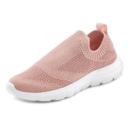 Lascana Damen Sneaker "Slip-On-Sneaker", Gr. 37, rosa, Obermaterial: 100% Textilmaterial. Decksohle: 100% Textilmaterial. Futter: 100%