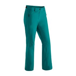 Maier Sports Damen Skihose "Ronka", gr&uuml;n, Gr. 22, 100% Polyester, Hosen, Damen Schneehose, wind- und wasserdicht, 2 RV-Taschen, Regular Fit