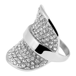 Adelia&acute;s ADELIA ́S Damen Fingerring "Damen Ring aus Edelstahl", 62, Edelstahlsilber, Edelstahl, Fingerringe