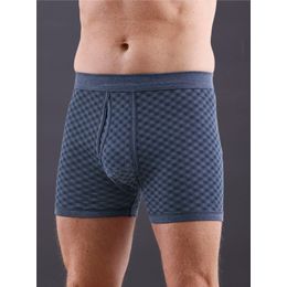 w&auml;schepur W&Auml;SCHEPUR Herren Schl&uuml;pfer, Gr. 8, blau, 75% Baumwolle, 25% Polyester, Unterhosen