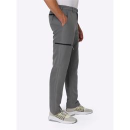 CLASSIC Herren Webhose, grau, Gr. 30, unifarben, 100% Polyester, Hosen