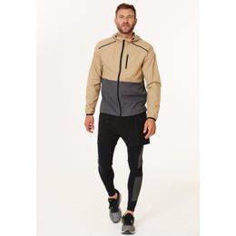 Endurance Herren Outdoorjacke "Hugoee", beige, Gr. XL, mehrfarbig, 100% Polyester, Jacken, aus winddichtem Material