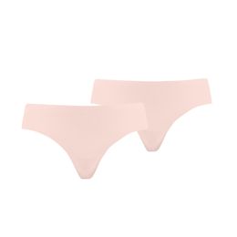Puma Damen String "Puma WOMEN SEAMLESS STRING", Gr. L, rosa, Microfaser, Obermaterial: 83% Polyamid, 17% Elasthan, unifarben, Unterhosen, Nahtlose