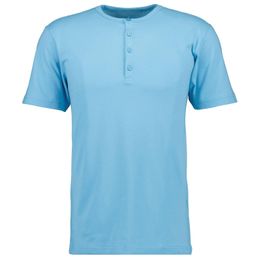 Ragman Herren Longshirt, blau, Gr. XL, Jersey, Baumwolle, Shirts