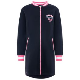Zwillingsherz Damen Kurzmantel ""Courtside""marine, Gr. S, Sweatware, Obermaterial: 50% Baumwolle, 50% Polyester, M&auml;ntel, Stickerei,Re&szlig;verschlu&szlig;,