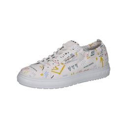 Peter Kaiser Damen Sneaker "Peter Kaiser Sneaker Leder", Gr. 38,5wei&szlig;, Leder, Schuhe