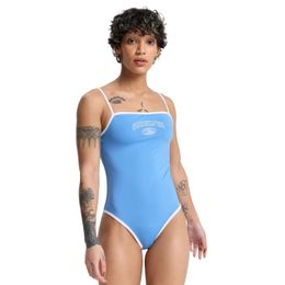 Badeanzug Quiksilver "Veniza Op", Damen, Gr. S, blau (riviera), Obermaterial: 87% Nylon, 13% Elasthan;, Badeanz&uuml;ge Badeanzug