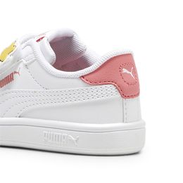 Puma M&auml;dchen Sneaker "Smash 3.0 Badges Sneakers M&auml;dchen", Gr. 25, pink, Obermaterial: Synthetik, Textil. Futter: Textil. Innensohle: Textil.