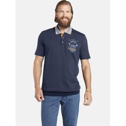 Jan Vanderstorm Herren Poloshirt "Poloshirt ORVAR", blau, Gr. L, Obermaterial: 100% Baumwolle CO., Shirts